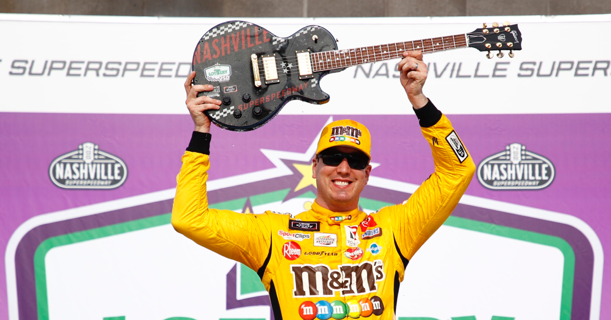 Kyle Busch Scores 100th Xfinity Series Win At Nashville Superspeedway ...
