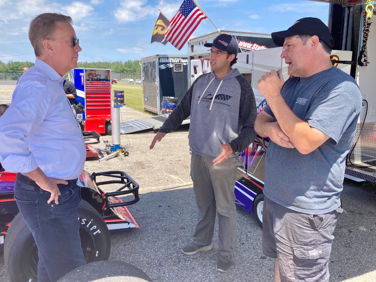 Picture This: Governor Ned Lamont Visits Busy Stafford Speedway Friday ...
