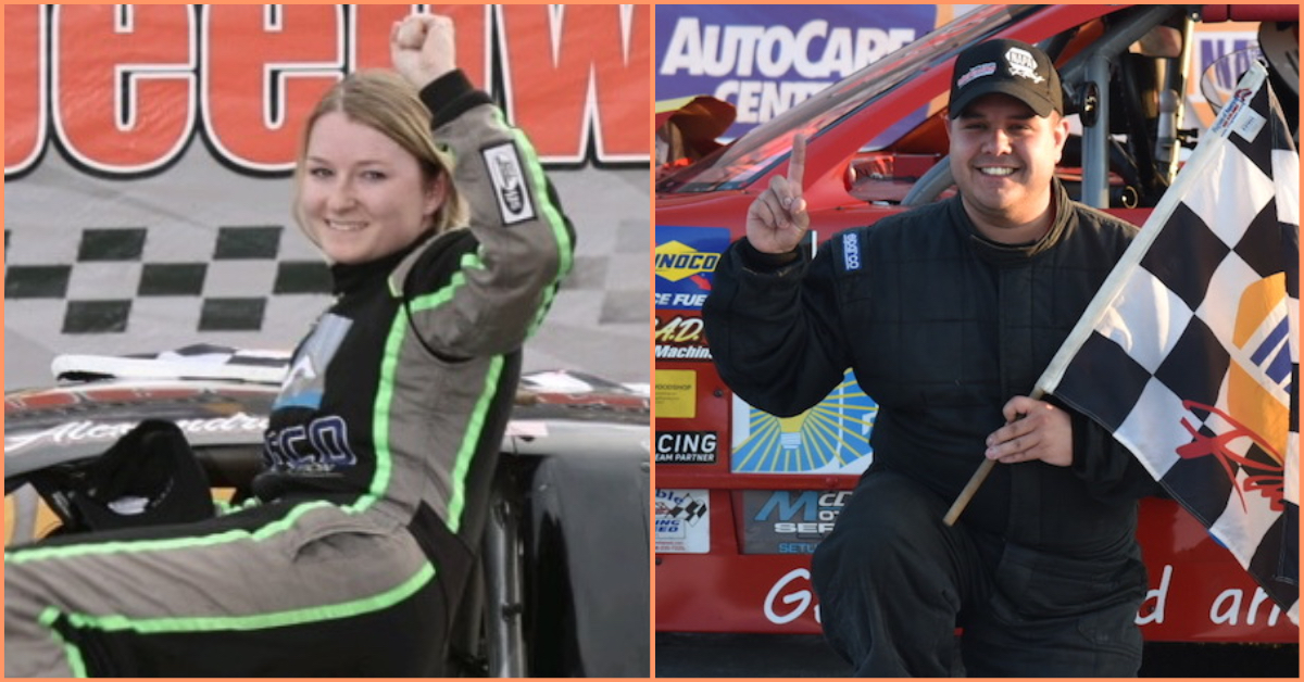 Alexandra Fearn And Jeremy Lavoie Taking Stafford Limited Late Model ...