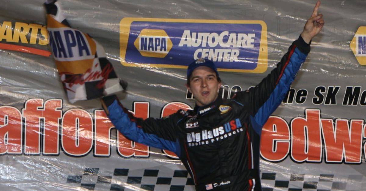 For Real: David Arute Scores SK Modified Feature Victory At Stafford ...