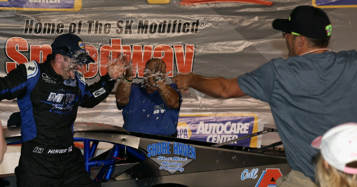 Steering Straight: Tyler Hines Gets First SK Modified Win Of 2022 At ...