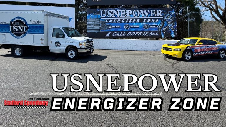 USNEPower Unveils The “Energizer Zone” Billboard At Stafford Speedway ...